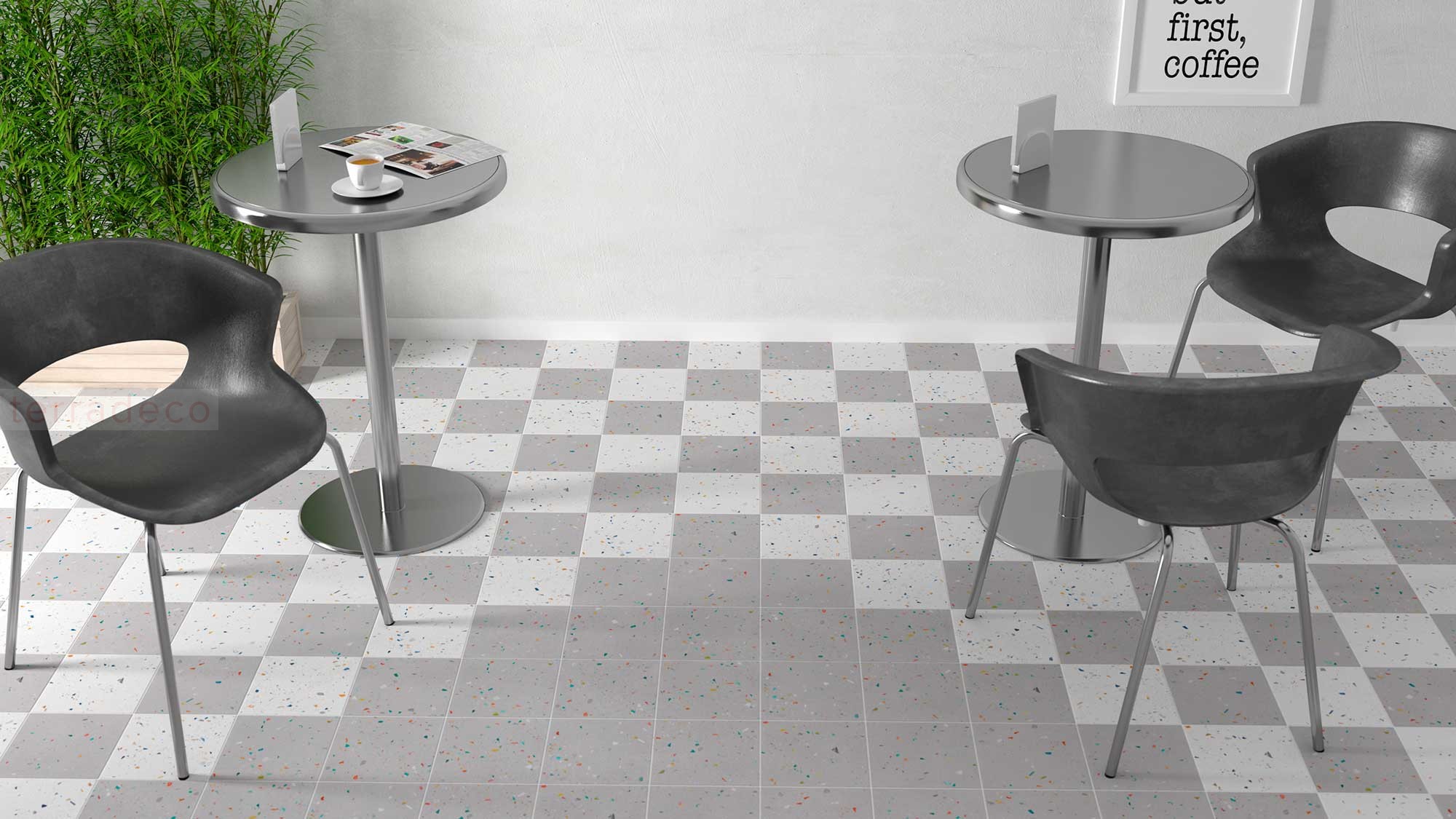 WOW Color Drops Off-White 18,5x18,5 gres | Terradeco