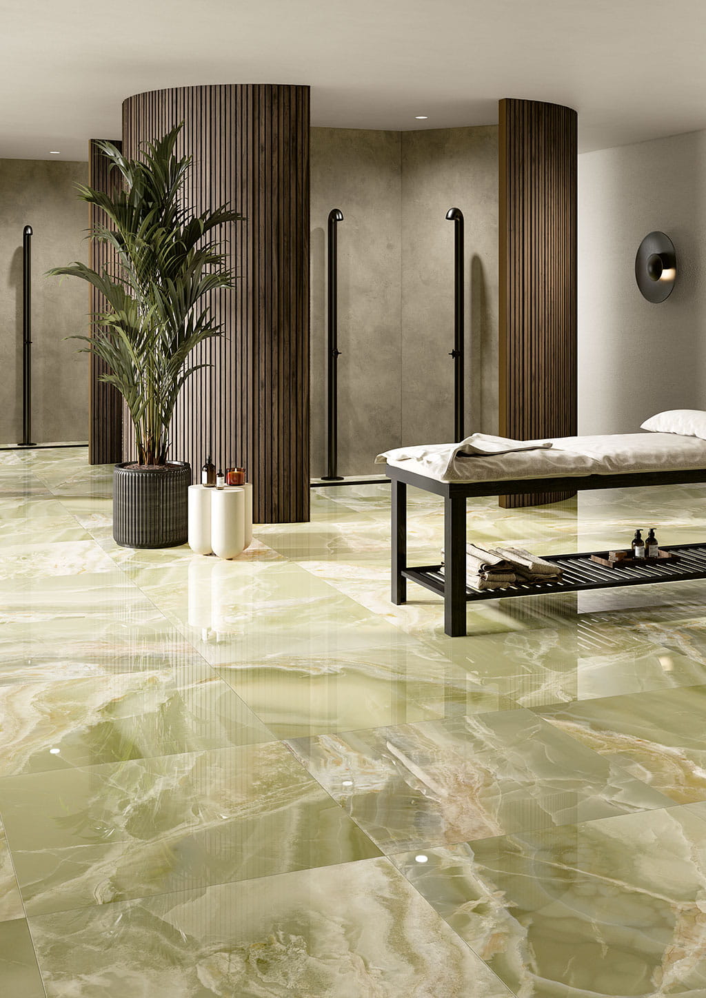 Fioranese Unica Jade Green 89x89 UI908LR płytki onyks gresowe Terradeco