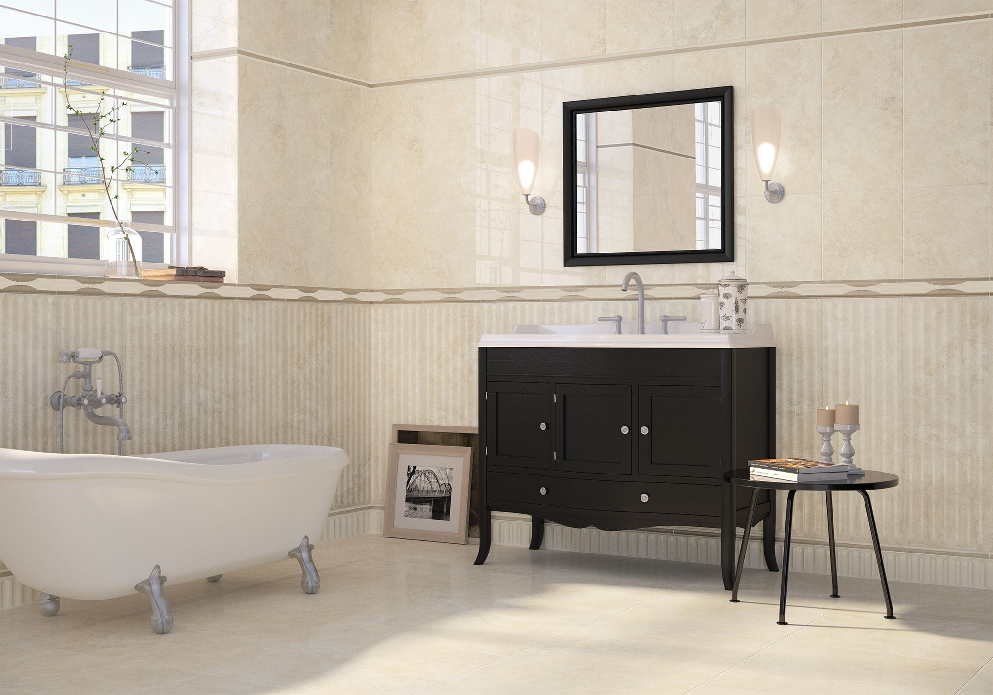 Saloni Arcadia Marfil Brillo 60x60 KJP670 płytki gresowe imitujące ...